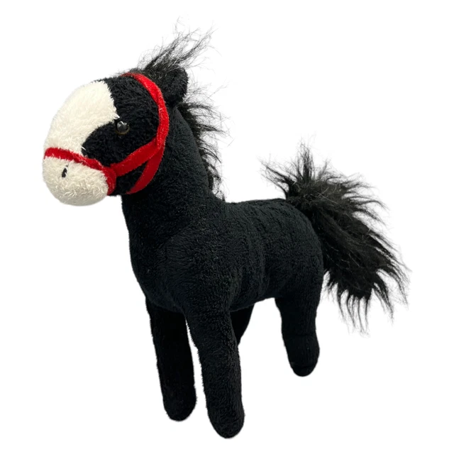 PELUCHE DEPESCHE HORSES Dreams Horse Gaul env. 20 cm noir EUR 11,19 ...