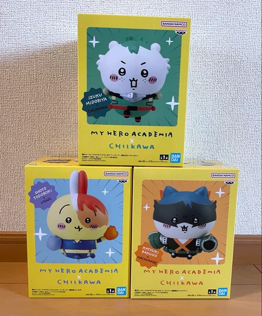 MY HERO ACADEMIA x Chiikawa Figure Izuku Chiikawa Katsuki Hachiware ...