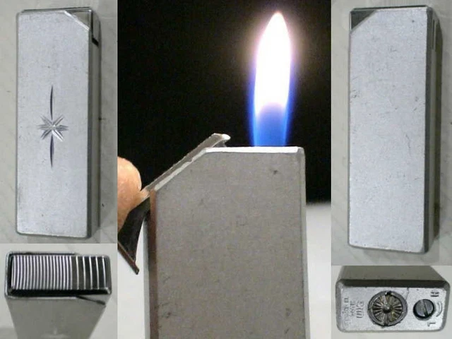 BRIQUET ANCIEN @ SIM Art Déco @ Vintage gas Lighter Feuerzeug Accendino ...