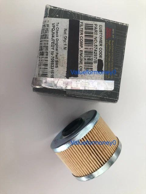 ROYAL ENFIELD OIL Filter Himalayan Comp Engine Oil . Part No.574297 ...