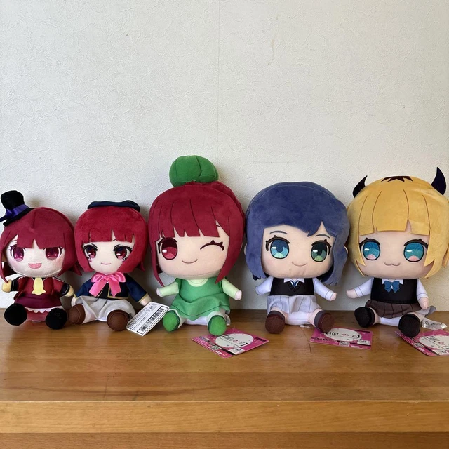 PELUCHE OSHI NO ko Lotto di 5 premi di divertimento seduti Kana Akane Mem-cho EUR 149,82 ...