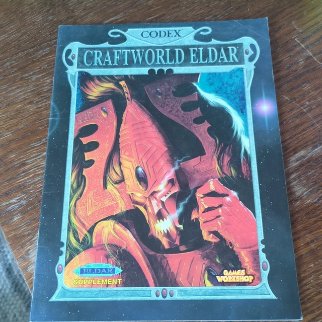 CODEX CRAFTWORLD ELDAR Book Supplement Warhammer 40,000 40K Games Workshop 2000 £10.78 - PicClick UK