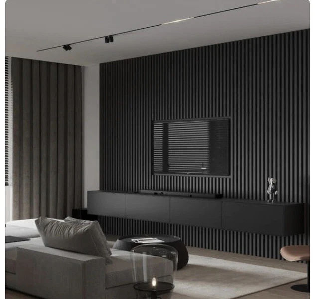 ACOUSTIC PREMIUM SLAT Wall Panels Wood Veneer Design 600mm x 2400mm ... ACOUSTIC PREMIUM SLAT Wall Panels Wood Veneer Design 600mm x 2400mm ...