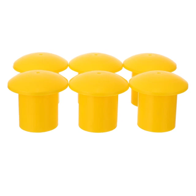 30 PCS STEEL Cap Rebar Tie Wire Fence Post Mushroom Safety Caps Blue £ ...