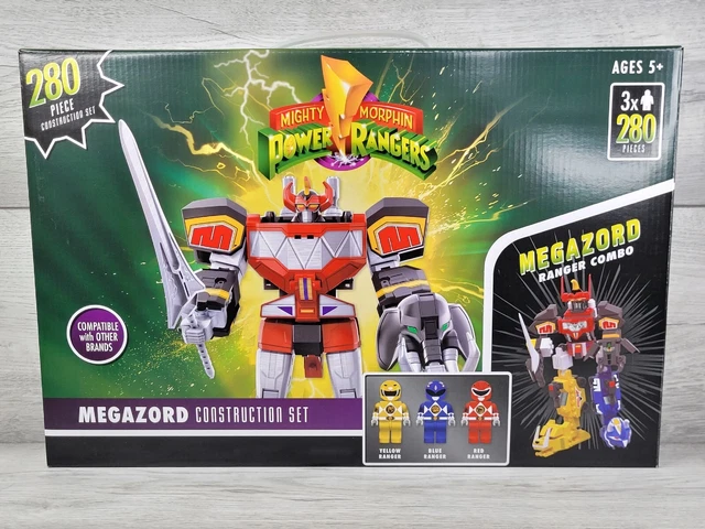 MEGAZORD MIGHTY MORPHIN Power Rangers Building Bricks Blocks Set 280pc ...