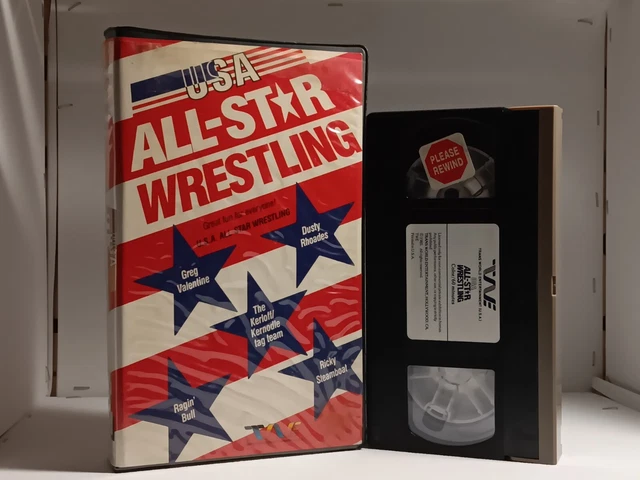 USA ALL-STAR WRESTLING Vhs Tape 1985 Dusty Steamboat Ragin Bull Sealed ...