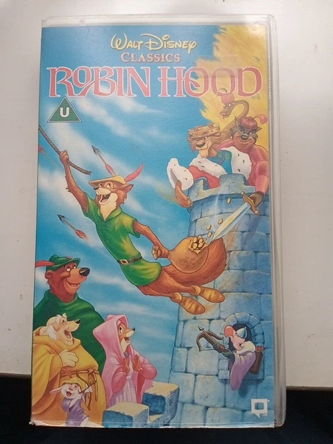 WALT DISNEY CLASSIC Robin Hood vhs video tape £5.50 - PicClick UK