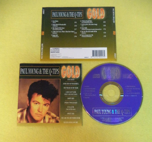 CD PAUL YOUNG & THE Q TIPS Omonimo Same 1995 Europe GOLD 147 no lp mc ...