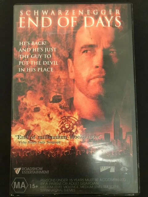END OF DAYS VHS Arnold Schwarzenegger EUR 14,28 - PicClick FR