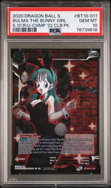 DRAGONBALL Z BULMA the Bunny Girl Championship 2022 PSA 10 EUR 12,50 ...