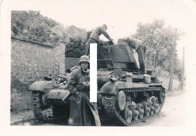 FRANKREICH BEF ENGLISCHER Panzer deutsche Soldaten verlassen 1940 EUR ...