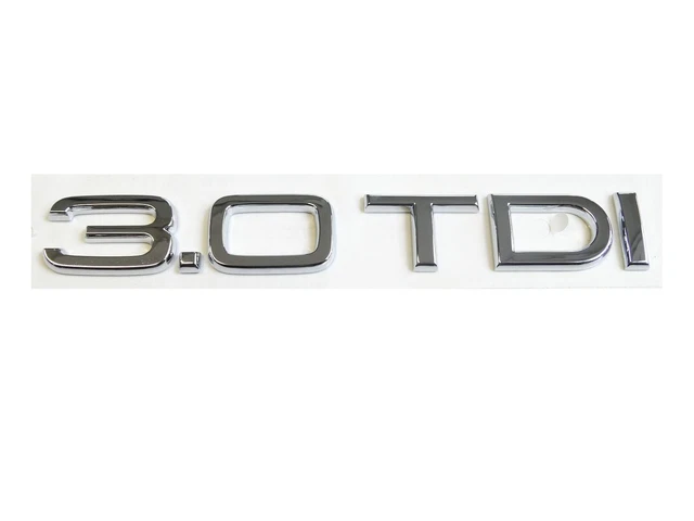 ORIGINAL AUDI 3.0 TDI Schriftzug Emblem Logo selbstklebend 4F0853743B ...