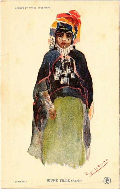 CPA AK ALGERIA Scenes et Types Algeriens - Jeune Fille - Aures (1189543 ...