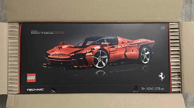 GENUINE OFFICIAL LEGO Technic Ferrari Daytona SP3 Model Race Car Set ...