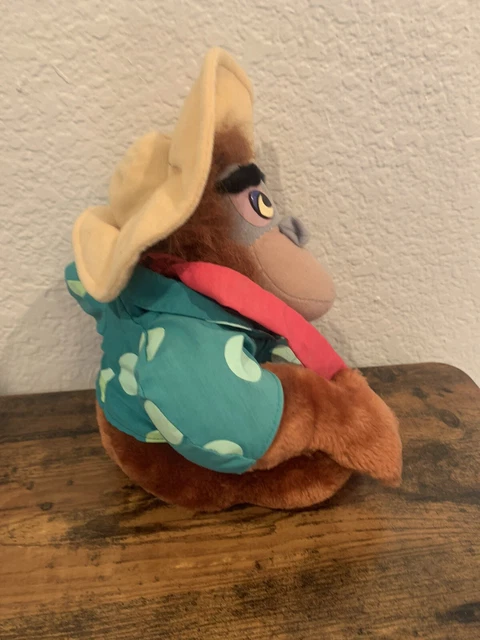 VINTAGE DISNEY TALESPIN King Louie Plush with Shirt & Lei 10" Sits £31. ...