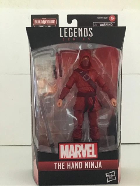 HASBRO MARVEL LEGENDS Spider-Man Red Hand Ninja 6” Figure No BAF Stilt ...