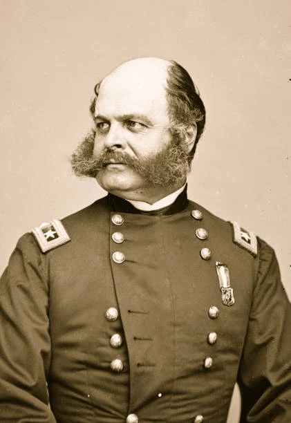 GENERAL AMBROSE BURNSIDE 1863 Old Photo Print $9.00 - PicClick AU