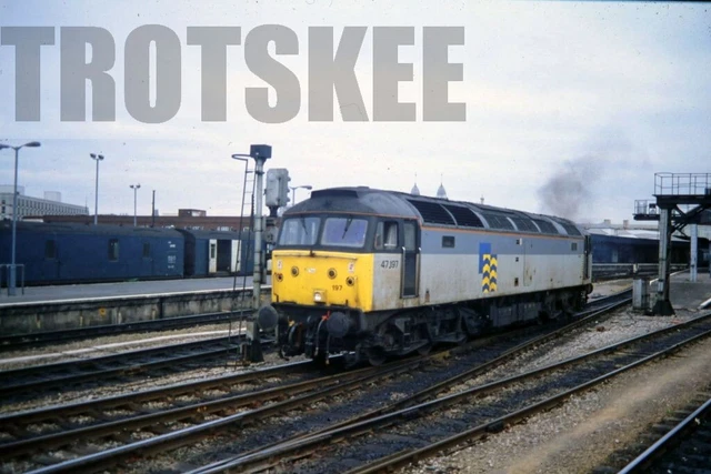 35MM SLIDE BR British Railways Diesel Loco Class 47 47197 1981 Bristol Original £4.98 - PicClick UK