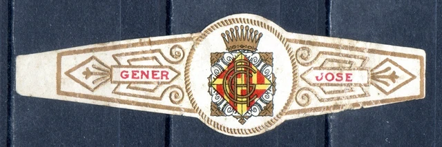 OLD CIGAR BAND "CGA, ESCUDO, SHIELD" of "JOSE GENER" EUR 2,40 - PicClick IT