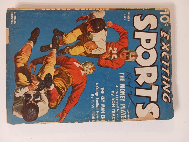 VINTAGE EXCITING SPORTS Pulp Magazine Winter 1942 $14.00 - PicClick
