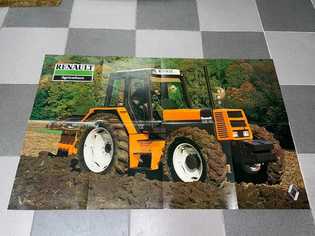 BROCHURE PROSPEKT PROSPECTUS AFFICHE DEPLIANTE PUBLICITAIRE TRACTEUR ...