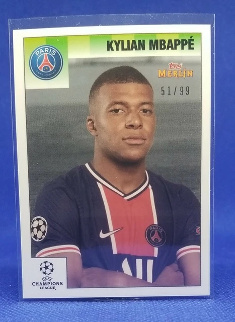 KYLIAN MBAPPE 2021 Merlin's Heritage 95 UEFA Champions League Black ...