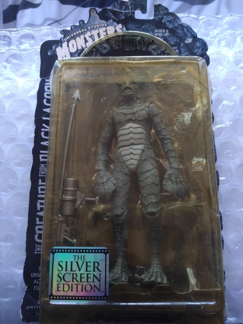 RARE CREATURE FROM the Black Lagoon Universal Studios 8" Figure Silver Screen Ed £42.31 ...