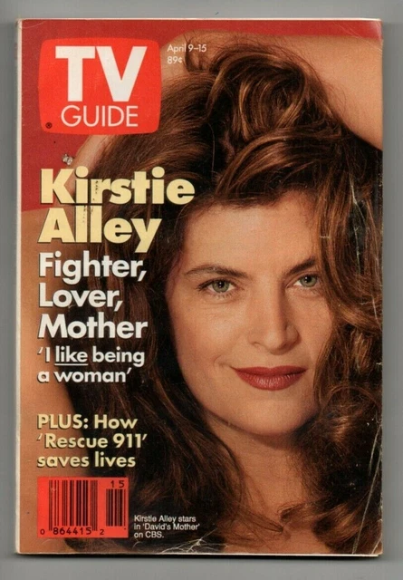 TV GUIDE MAGAZINE April 9 1994 Kirstie Alley 911 Lusitania Mike & Molly ...