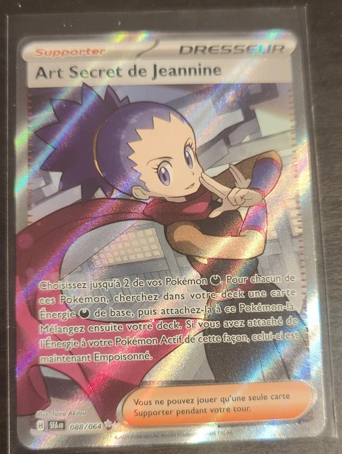 CARTE POKÉMON ART secret de Jeannine FA 088/064 EV6.5 Fable Nébuleuse FR EUR 8,00 - PicClick FR