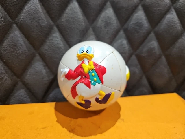 RARE DISNEY 3D Puzzle Ball Mickey Mouse Donald Duck Game 1993 Retro ...
