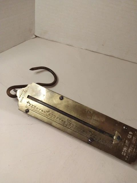 ANTIQUE BRITISH SALTERS Spring Balance c1917 $42.60 - PicClick