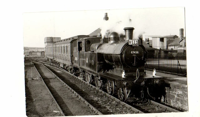 RAIL PHOTO LNER GCR 442t C13 67436 Winsford nd Over station Cheshire ...