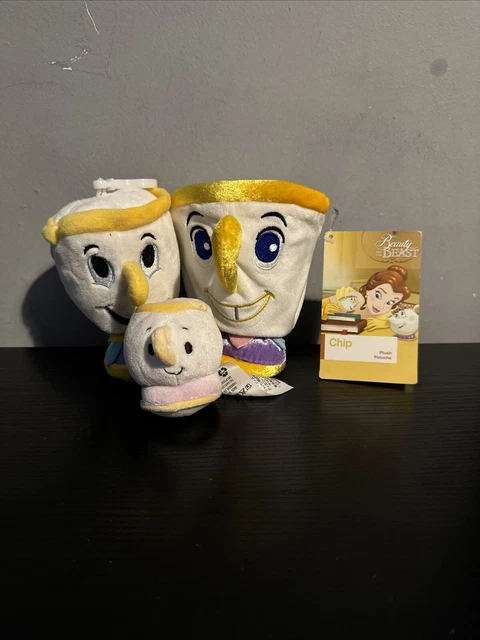 DISNEY BEAUTY AND the beast Plush Set Bundle Cup Set X3 £10.99 ...