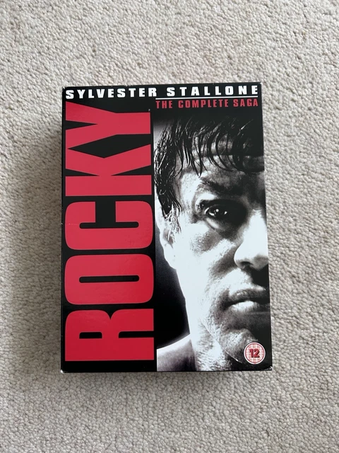 ROCKY DVD BOX Set Films 1-5 and Rocky Balboa The Complete Saga Used £1. ...