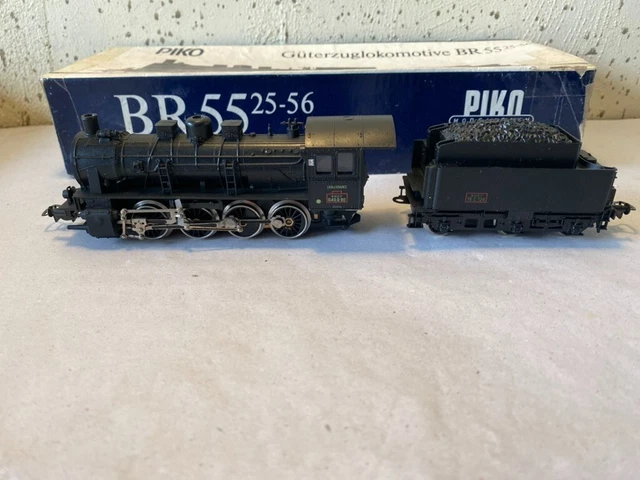 MODELLINO FERROVIARIO HO Piko locomotiva a vapore BR55 SNCF 040D90 con ...