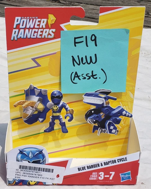 POWER RANGERS PRE Production Mock Up Box Hasbro 2019 Blue Ranger Raptor ...