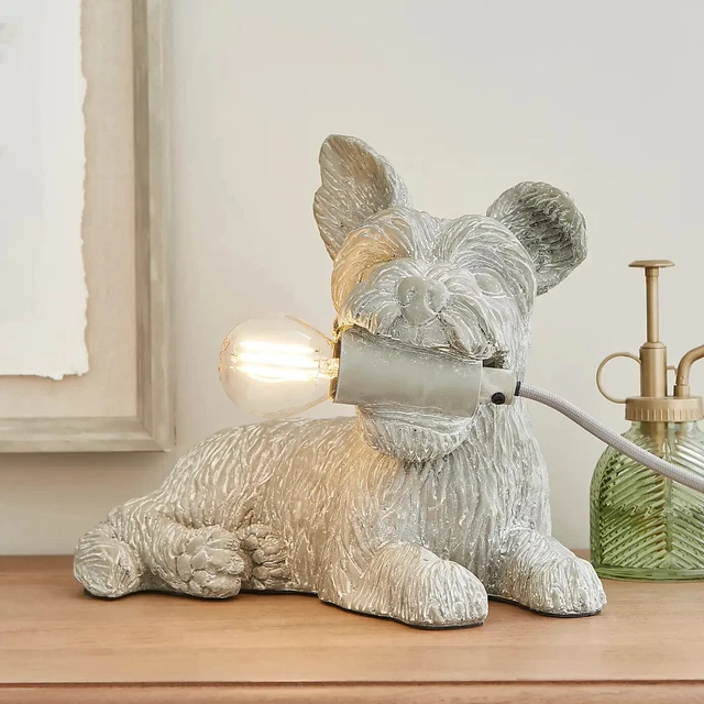 MAGGIE THE SCHNAUZER Table Lamp - Delightful Home Companion with Unique ...