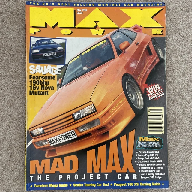 MAX POWER CAR magazine May 1996 mad max £7.27 - PicClick UK