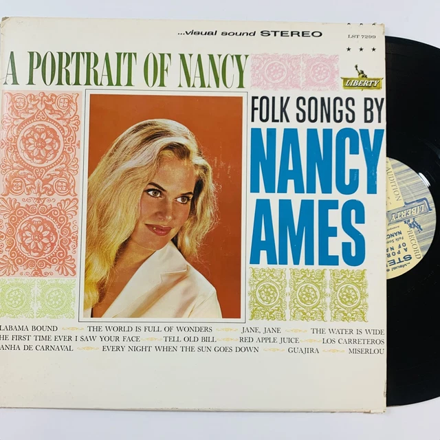 NANCY AMES A Portrait Of Nancy PROMO Liberty 1963 Orig stéréo VG +/EX ...