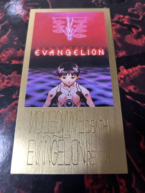 EVANGELION NEON GENESIS Evangelion Card Das Masters Wide Shinji Ikari ...
