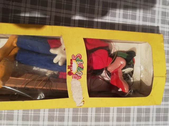 PELHAM PUPPET PUPPETS Marionette Goofy Walt Disney mit Box England 60er ...