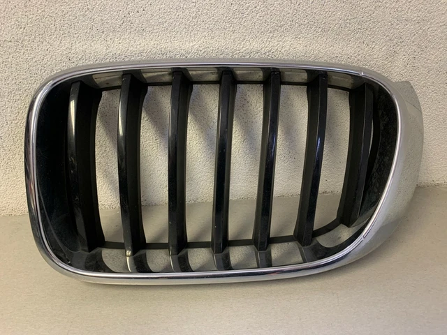 BMW X3 F25 X4 F26 Chrom Ziergitter Grill Kühlergrill Links Schwarz ...
