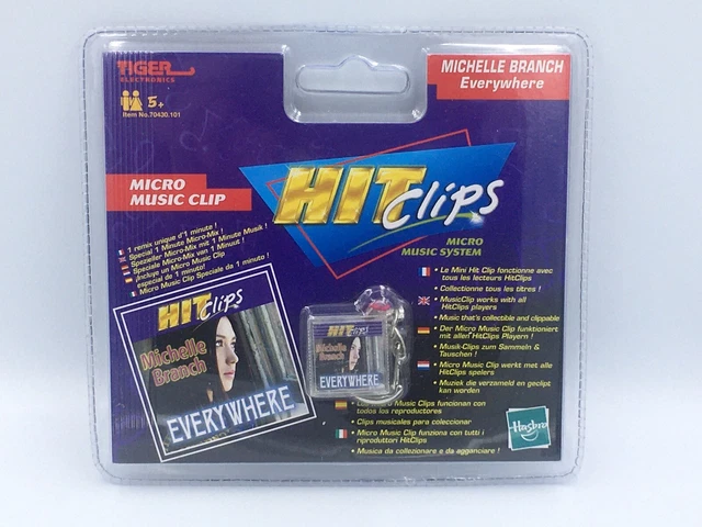 HASBRO TIGER 2002 HIT CLIPS Micro Music Clip NEUF : MICHELLE BRANCH ...
