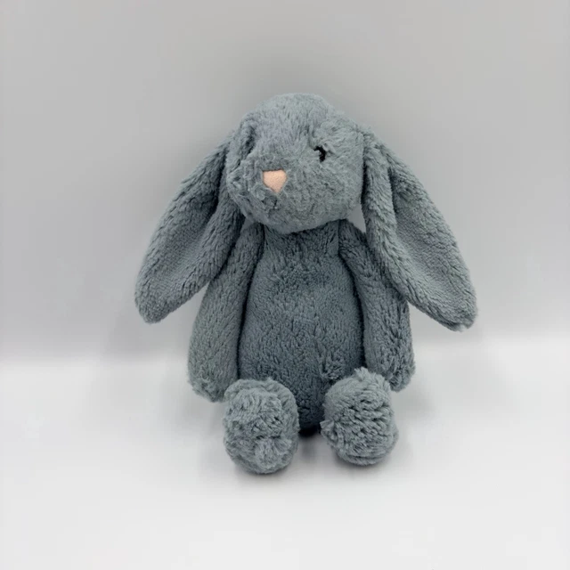 JELLYCAT - DUSKY Blue Bashful Bunny - Small Plush Soft Toy 8" Retired ...