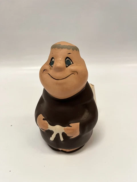 VINTAGE 50S MCWILLIAMS Sherry Friar Tuck Monk Ceramic merch pure kitsch ...
