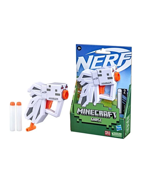 NERF MICROSHOTS MINECRAFT Ghast Mini Blaster in offerta EUR 22,62 ...