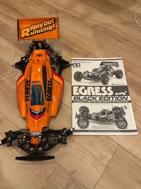 TAMIYA 1/10 EGRESS Black Edition Electric RC Car Set £353.55 - PicClick UK