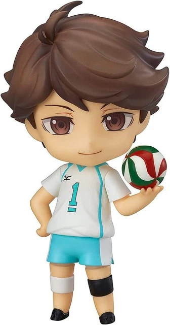 FIGURA DE ACCIÓN pintada de PVC Nendoroid Haikyu Toru Oikawa ABS sin ...