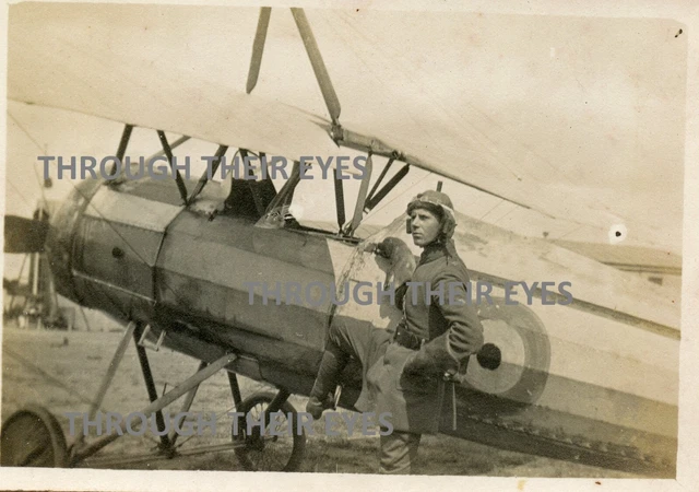 DVD SCANS RFC Royal Flying Corps Pilots WW1 photo album Harold Seymour ...