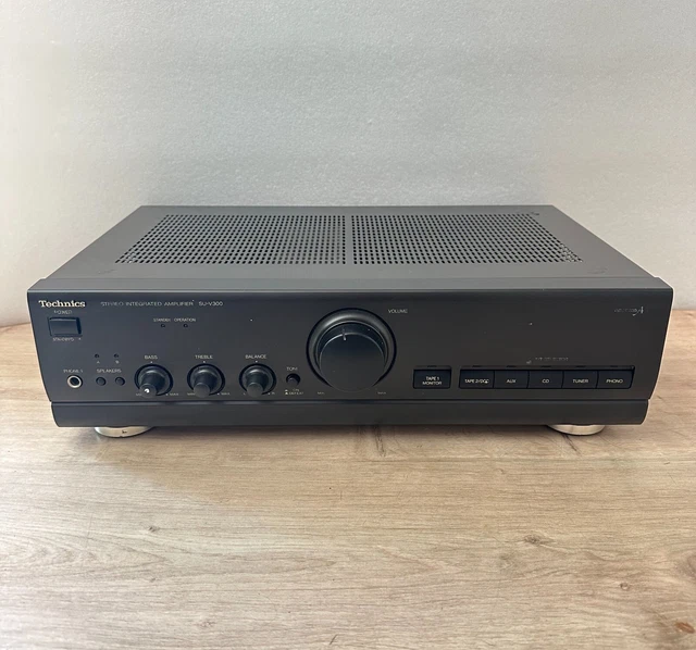AMPLI TECHNICS MODEL SU-V300 Stereo Integrated Amplifier (1994-02)Made ...